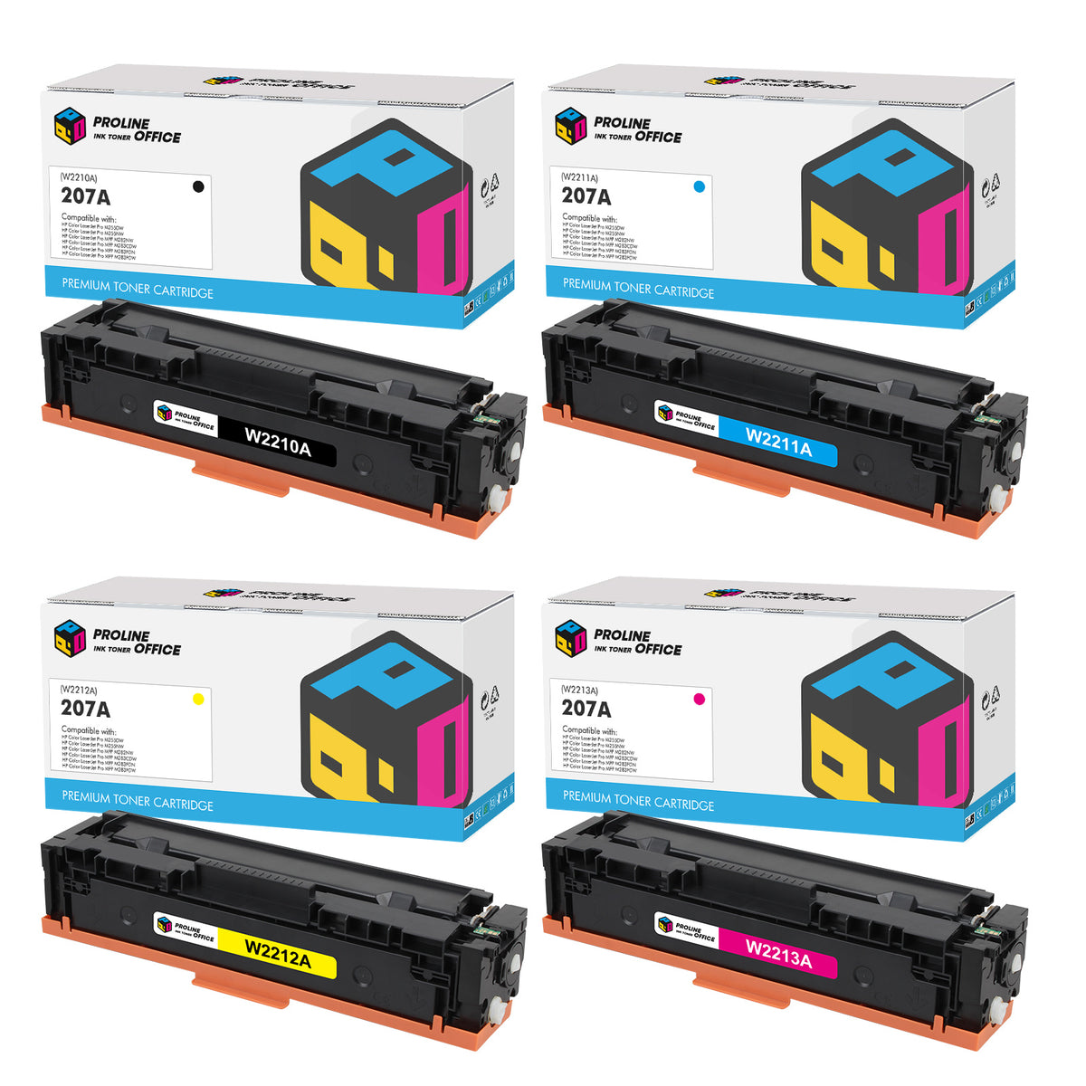 Compatible HP Color LaserJet Pro MFP M282nw Toner With Chips ...